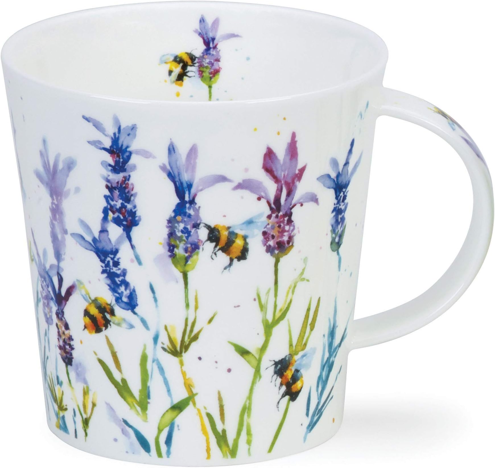 Dunoon Fine Bone China Mug Made in England Cairngorm Shape Busy Bees ...