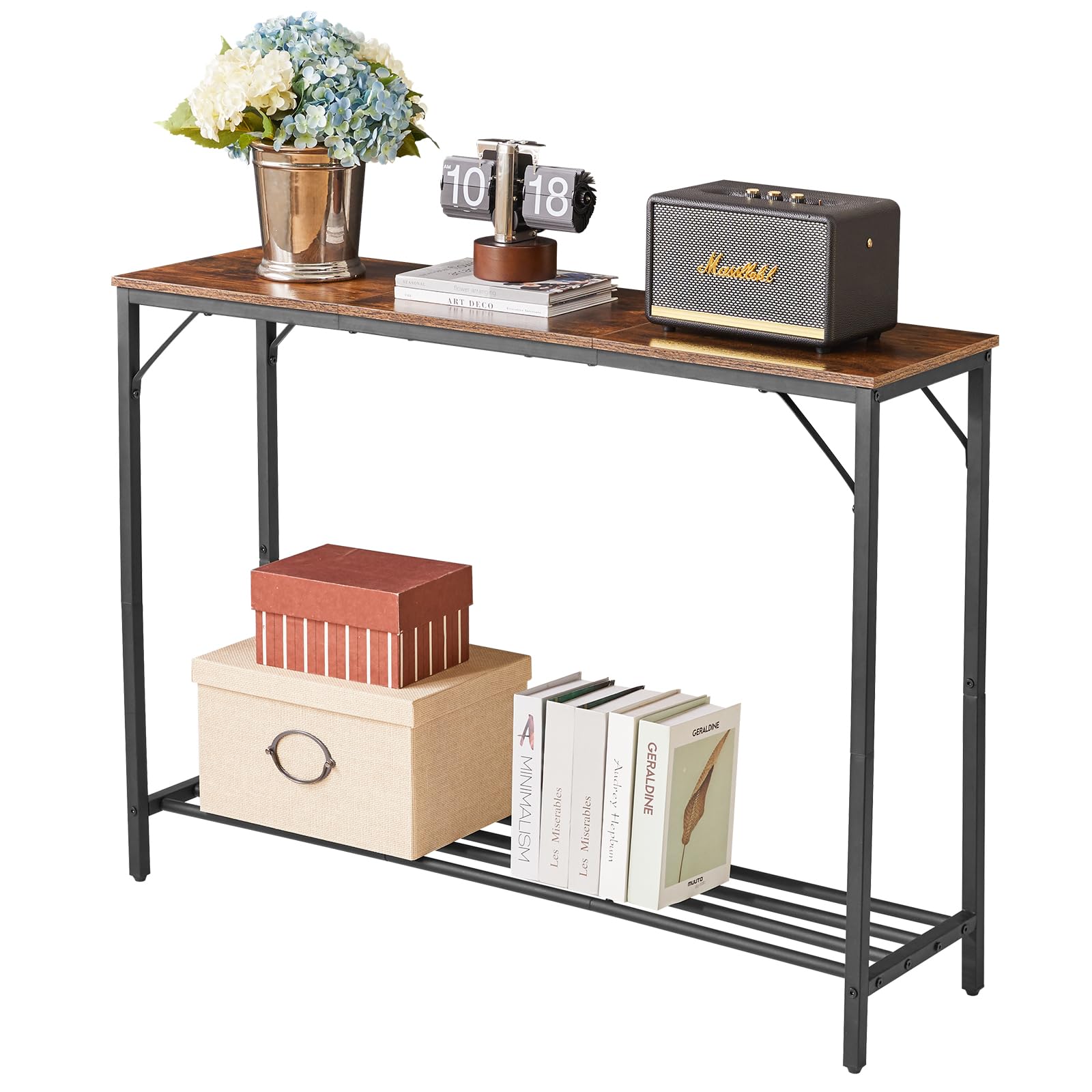 Amazon.com: YMYNY 42.1" L Console Table, Industrial entryway Table ...