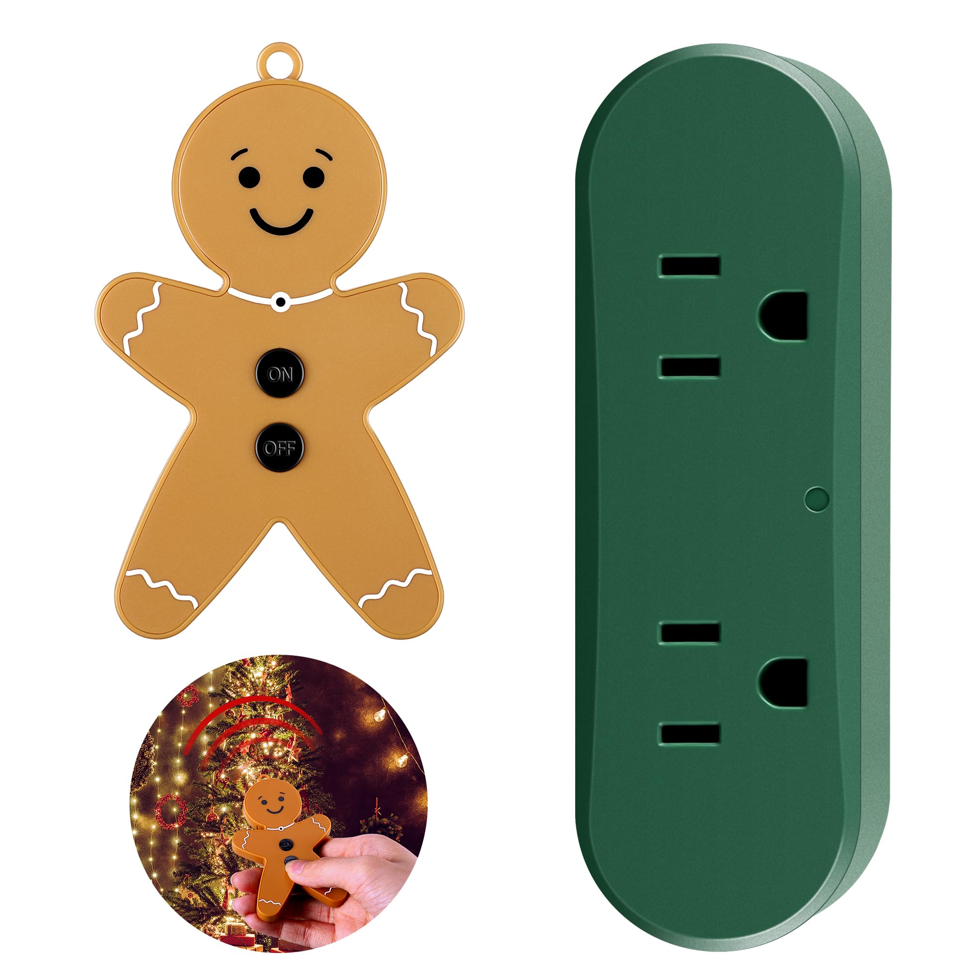 Snapklik.com : Enhon Wireless Remote Switch For Christmas Tree Lights ...