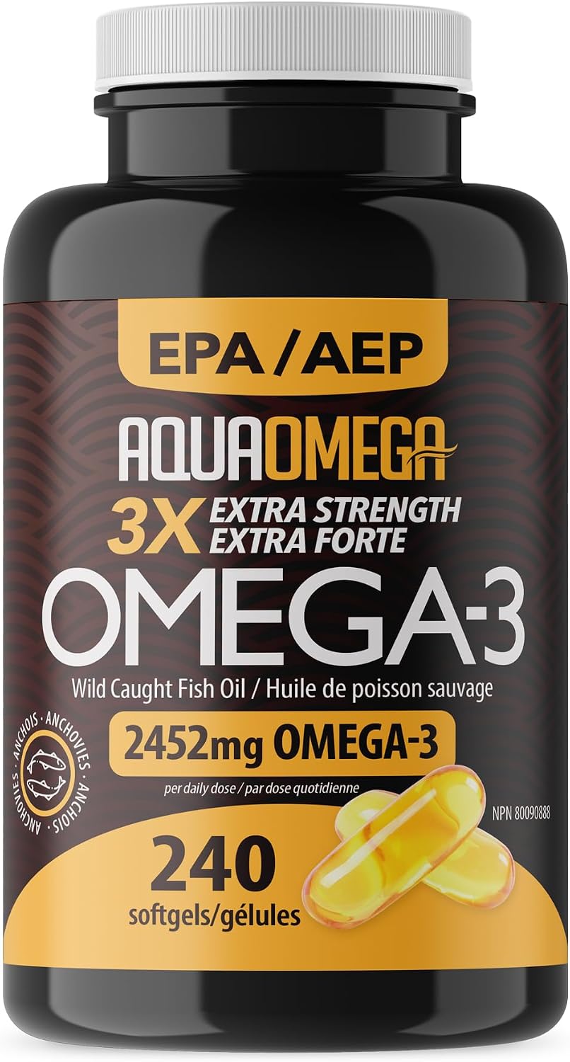 3x Extra Strength EPA Omega3 - Fish Oil Omega 3 - Wild Caught Omega 3 ...