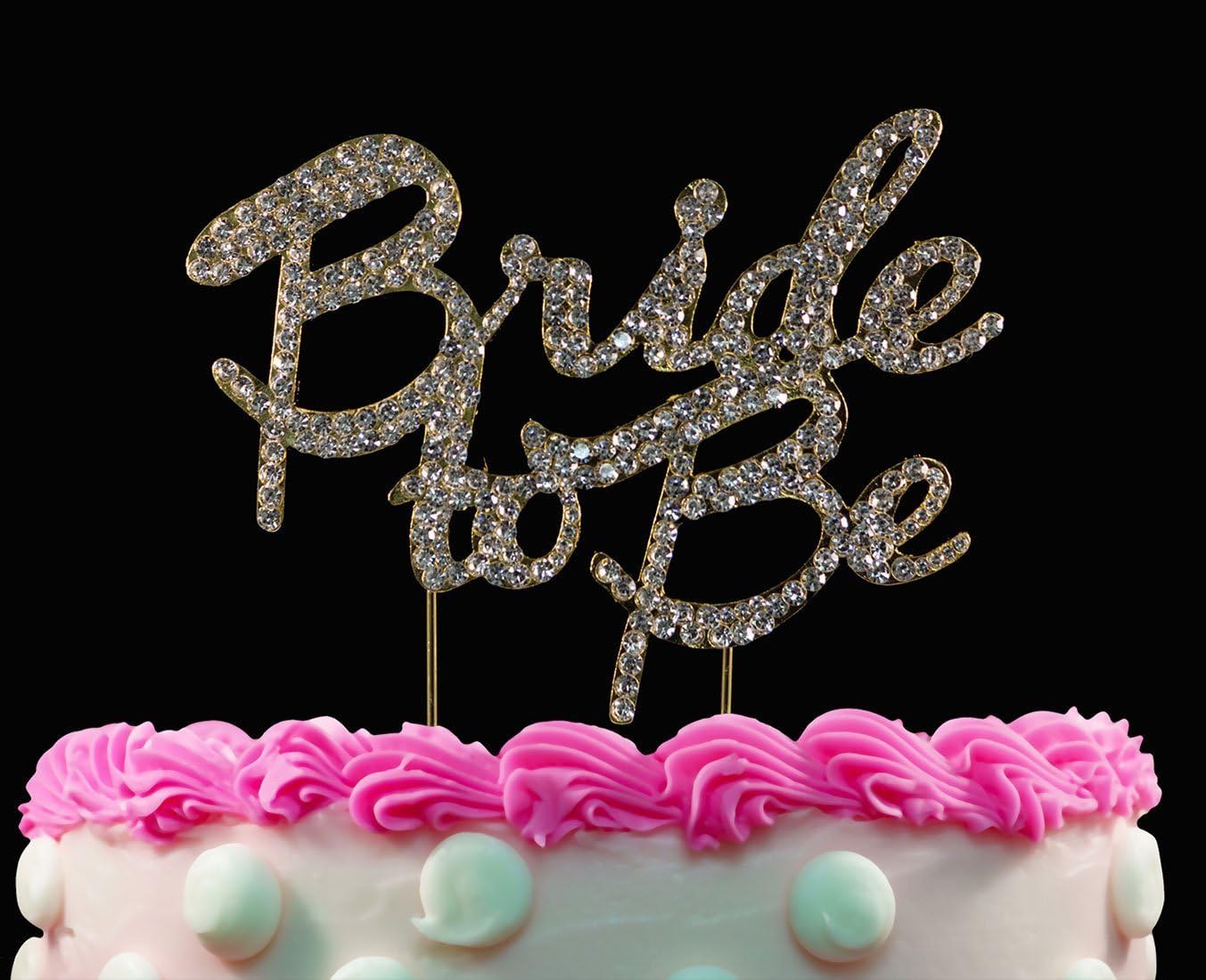 Amazon.com: Mr & Mrs Monogram Cake Toppers Crystal Wedding Cake Topper ...