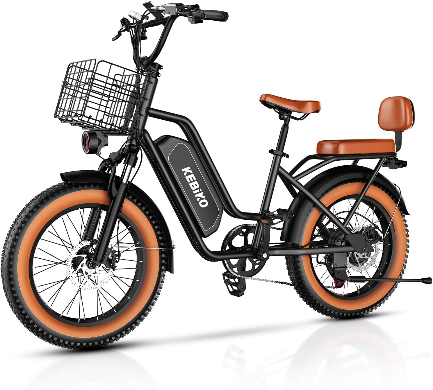 Amazon.com : Electric Bike for Adults, 20"x 4" Fat Tire 35MPH Ebike, 1450W Peak Mountain Bike ...