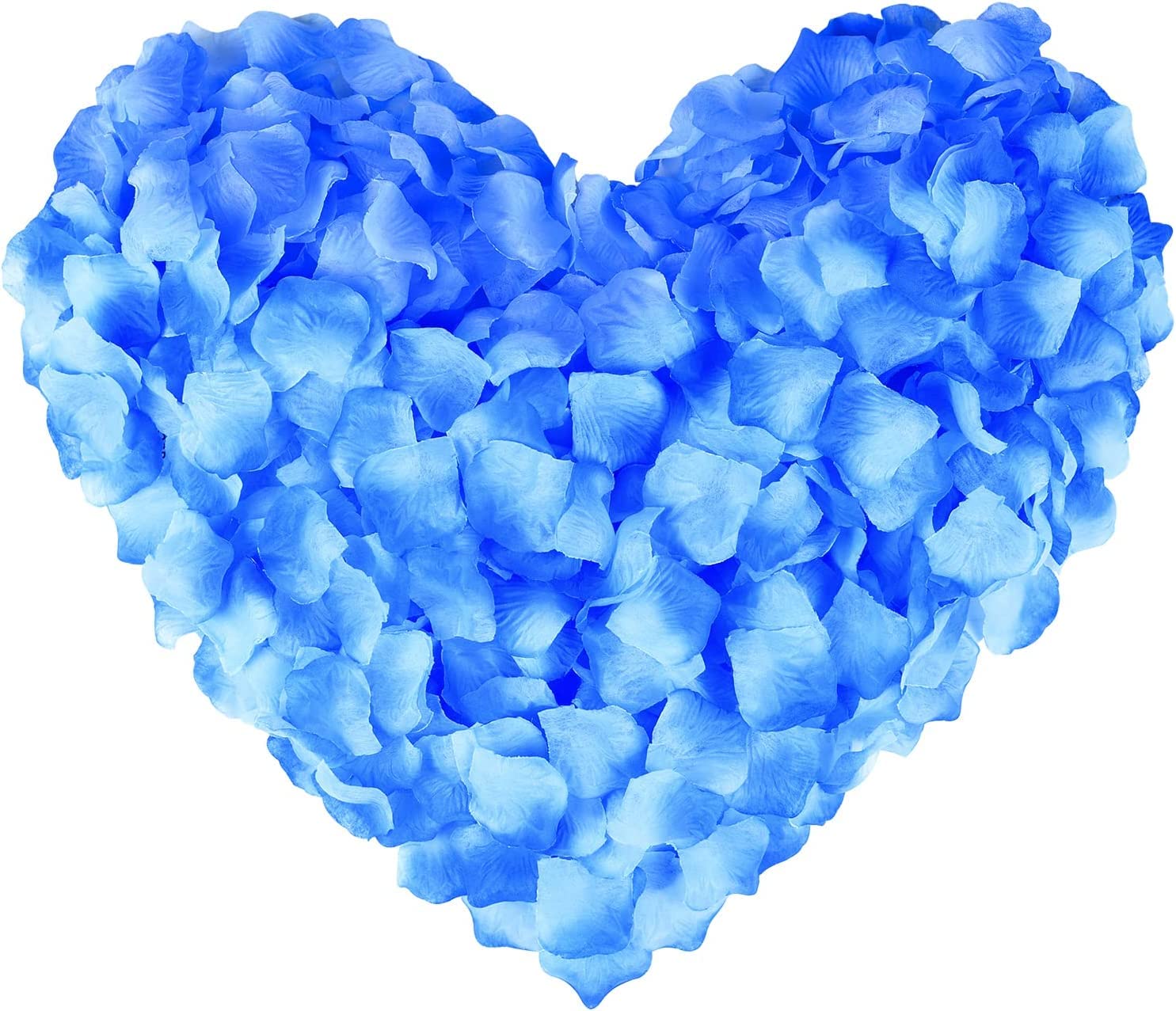 Blue Rose Petals Background