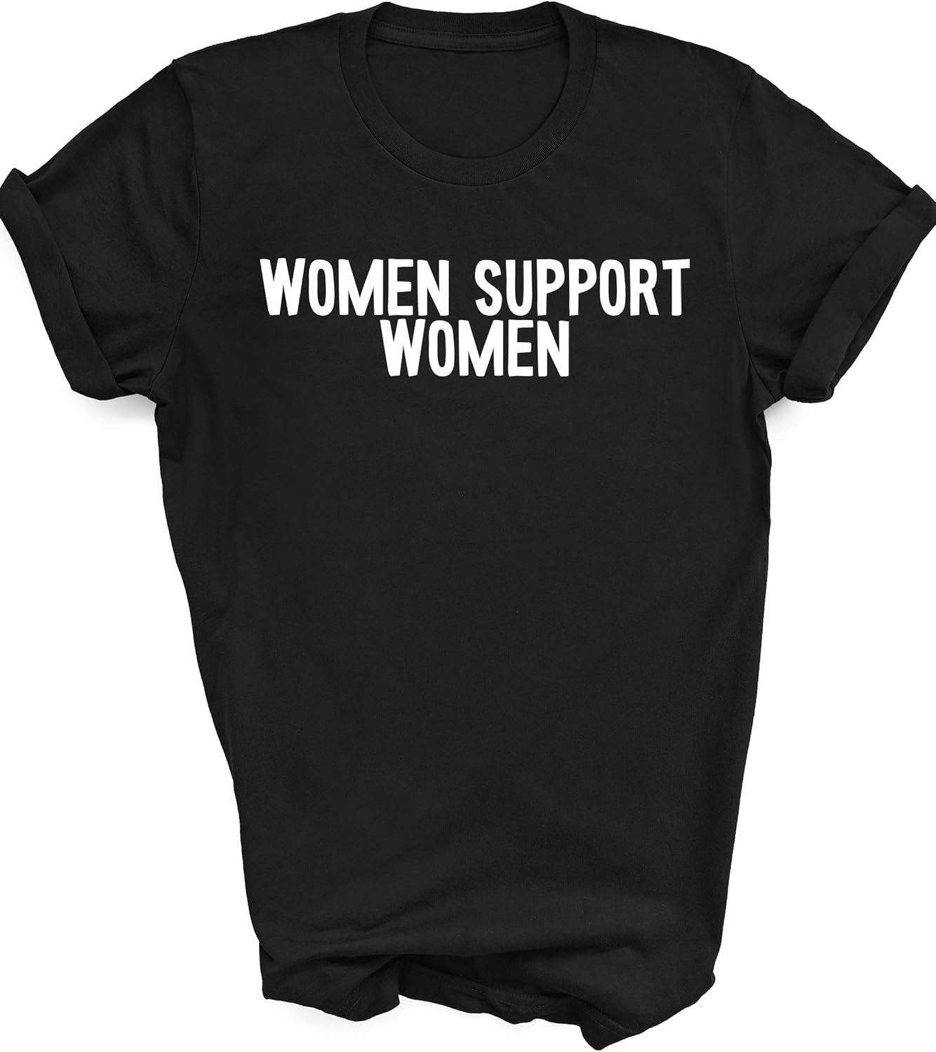 Amazon.com: Women Support Women Funny Shirt Graphic Tee Unisex Gift ...