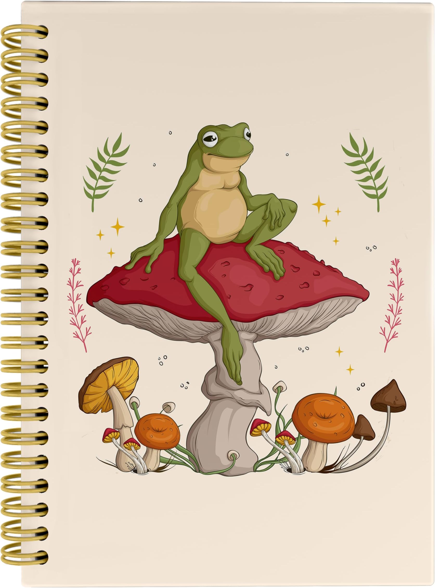 Amazon.com : Knibeo Frog on a Mushroom Notebook Journal - Frog Notebook ...