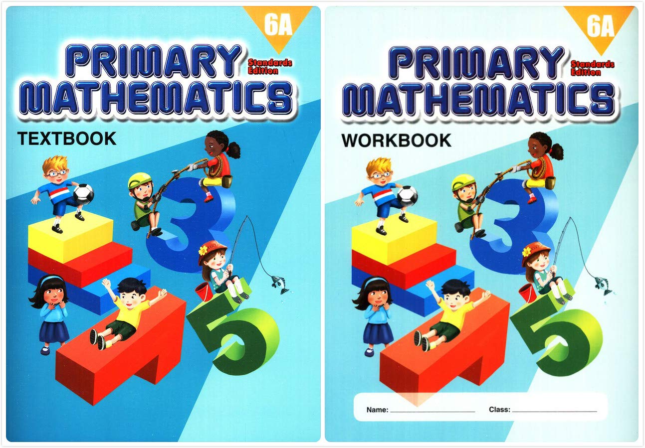 Singapore Primary Mathematics 6A SET-Textbook 6A and Workbook 6A ...