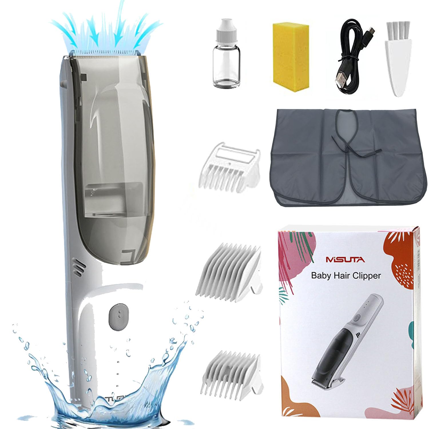 KGYMJR Hair Clipper Set for Kids - Wireless Electric Hair Trimmer Kit ...