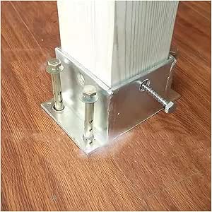 Metal Square Post Support Outdoor Guardrail Post Anchor Wooden Column ...