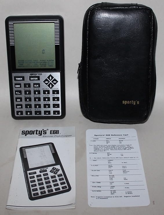 Amazon.com: Sporty's E6B Electronic Flight Computer Calculator : Office ...