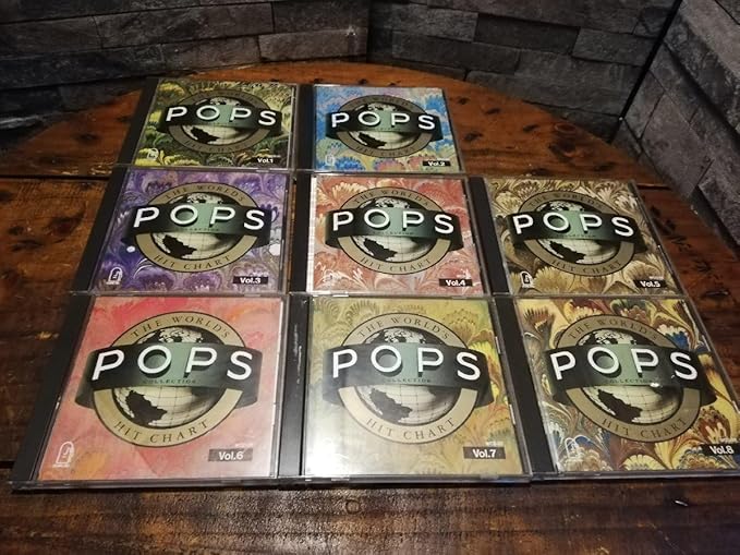 Amazon.co.jp: THE WORLD's HIT CHART POPS COLLECTION CD 8 Disc Set 1554 ...