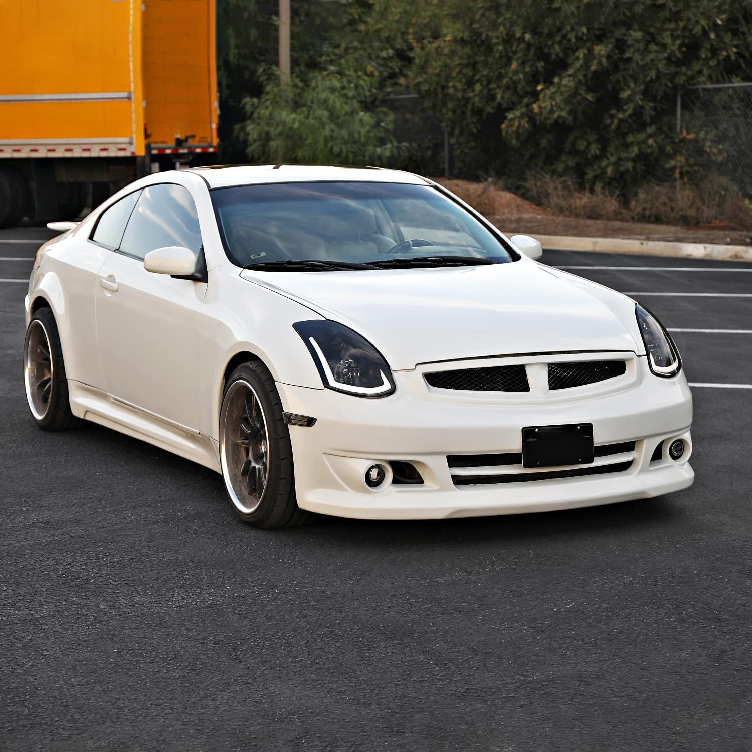 SPEC-D TUNING Proyector negro humo con señal LED integrada compatible ...