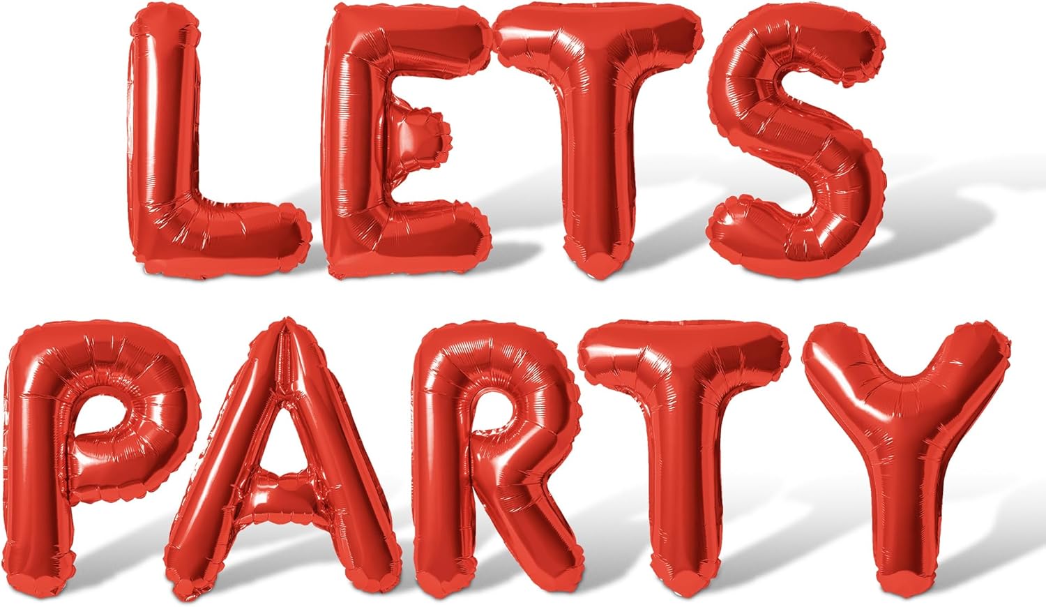 Amazon.com: Letter Balloons - LETS PARTY 16" Inch Alphabet Letters Foil ...