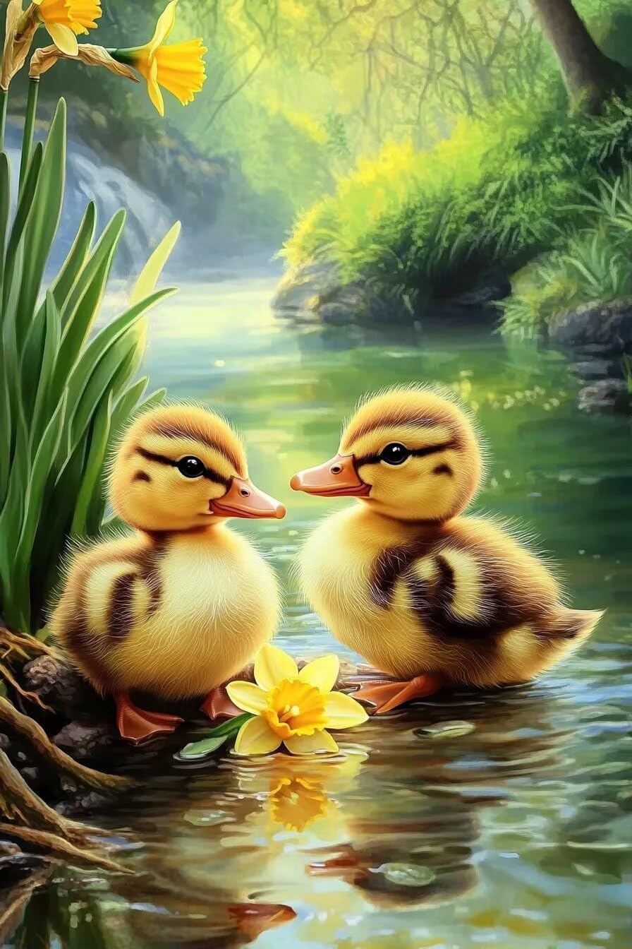 Amazon.com: Cute Baby Ducks Jigsaw Puzzle 1000 Pieces for Adult ...