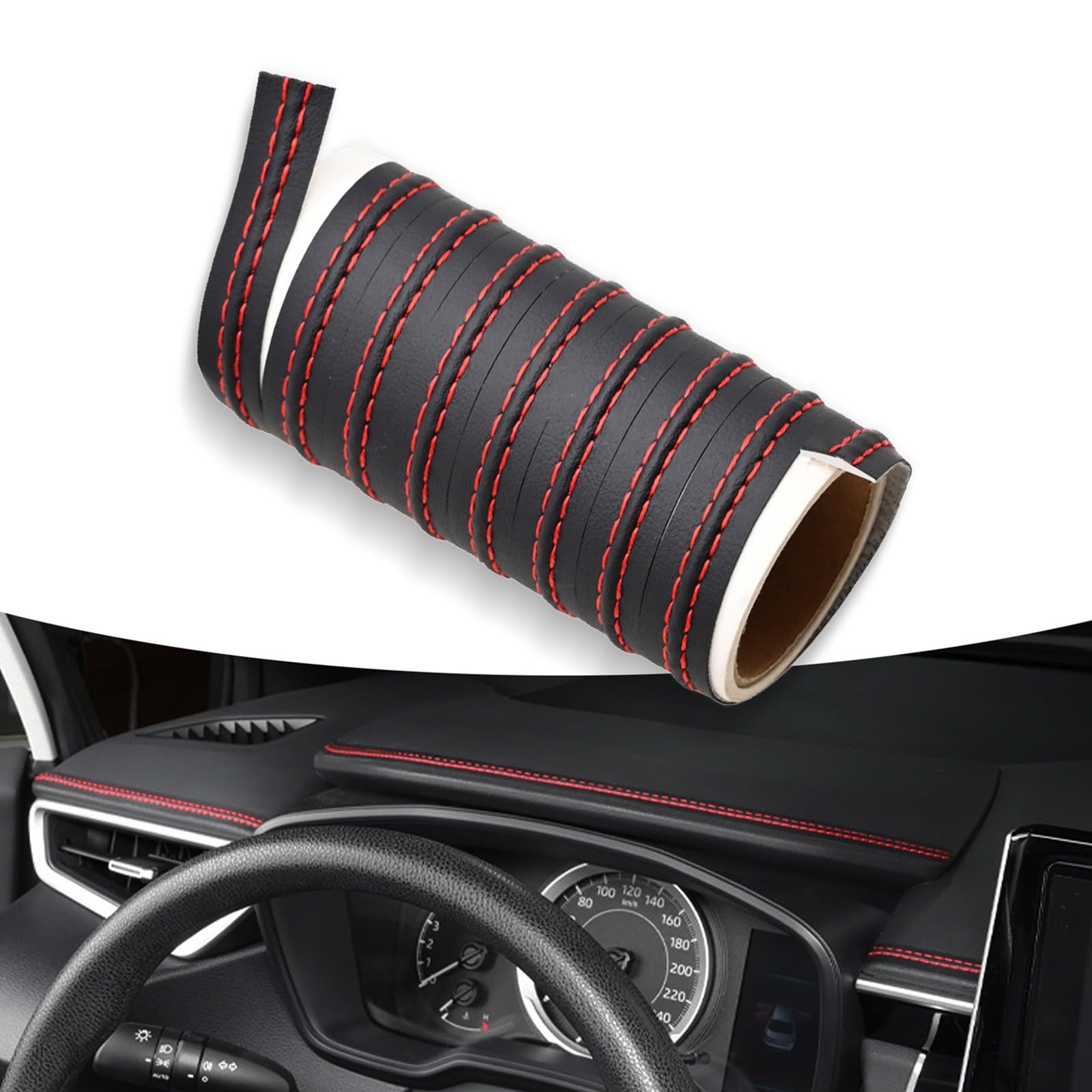 Snapklik.com : Miytsya 1 PC Car Interior Trim Strip, 6.5Ft Car Door Gap ...
