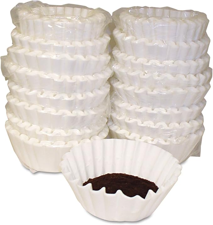 Amazon.com: Melitta 12 to 15 Cup Basket Coffee Filters, White, 800 ...
