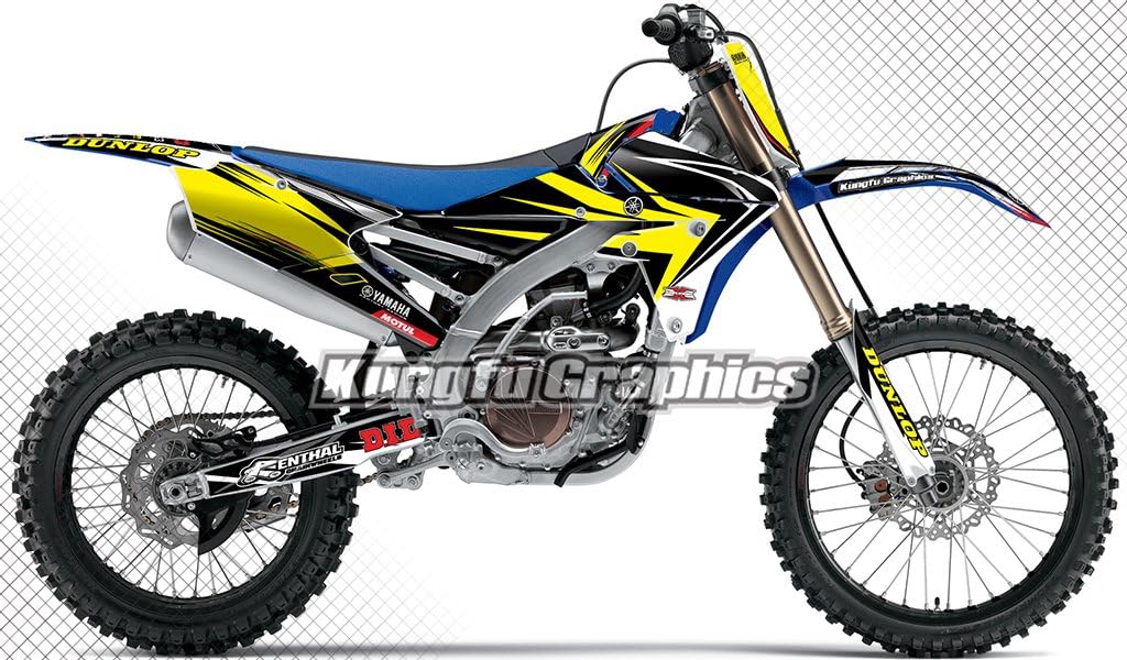 Amazon.com: Kungfu Graphics Custom Decal Kit for Yamaha YZF250 YZ250F ...