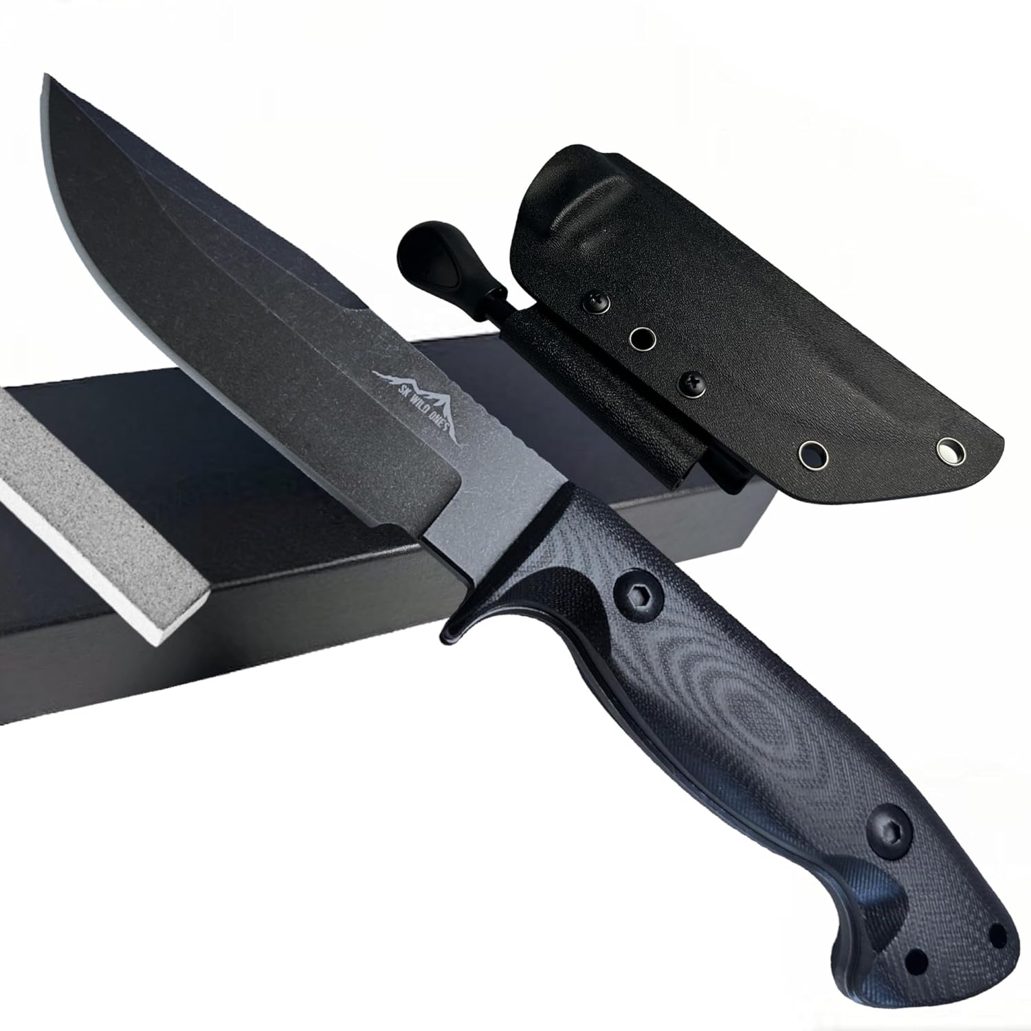 SK Wild Ones® FREYA D2-Stahl I Outdoor-Messer Full-Tang Taschenmesser ...