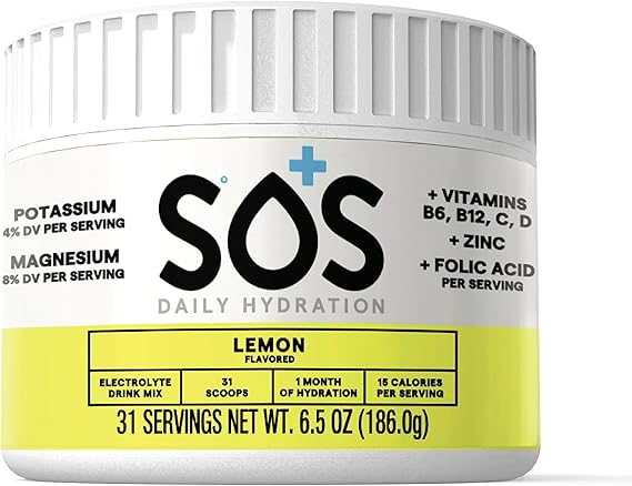 Amazon.com: SOS Hydration Electrolyte Powder Drink Mix Supplement ...