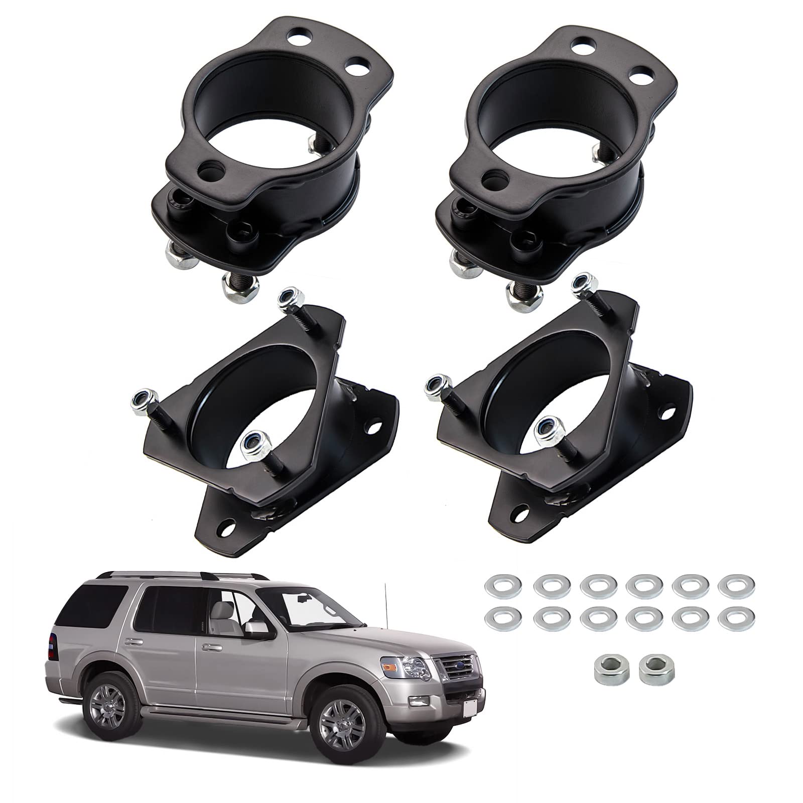 Ford Explorer Suspension Lift 3" Front & 2" Rear Lift Kit For Ford