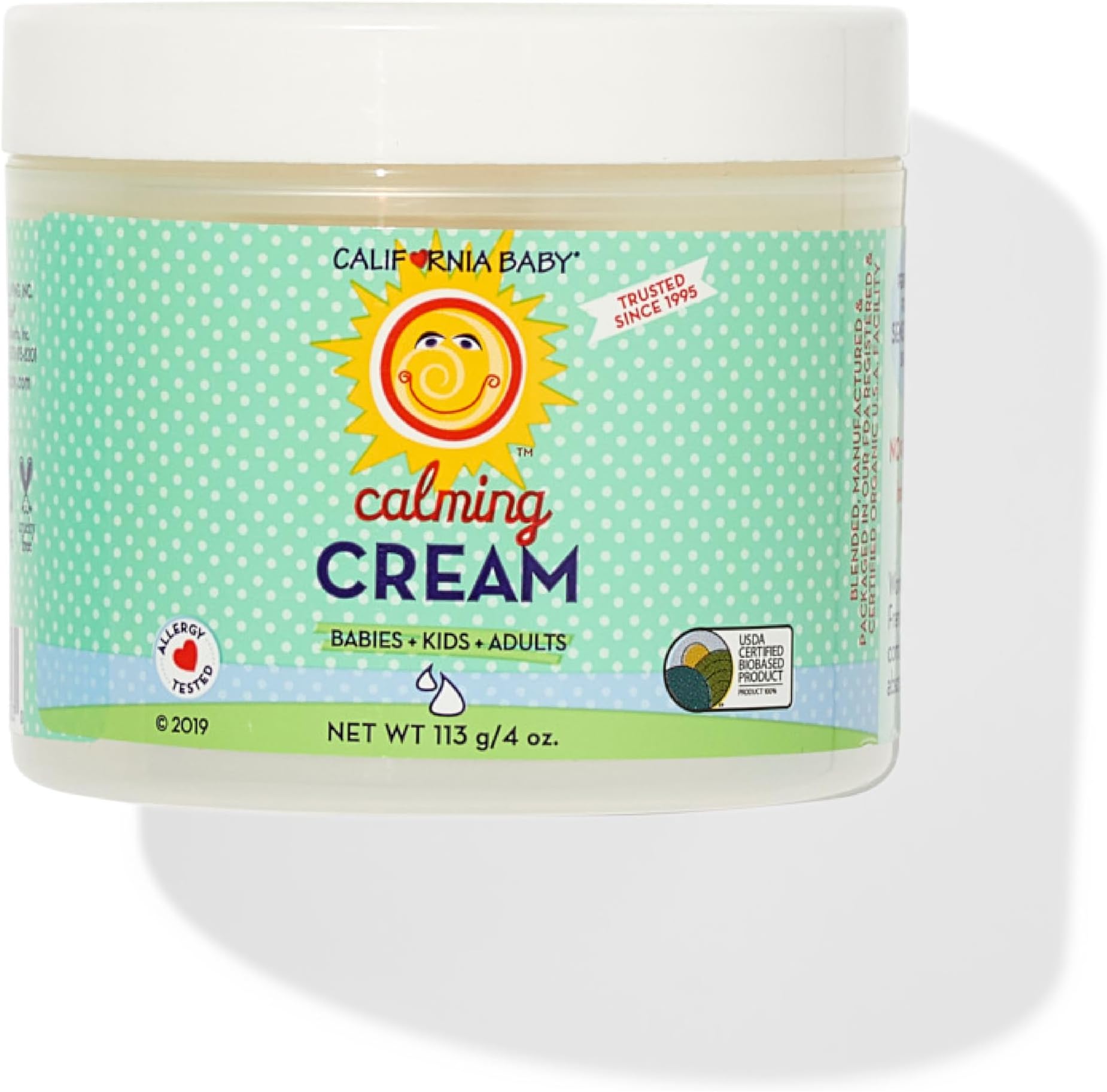 Amazon.com: California Baby Calming Cream | Lavender Hypoallergenic ...