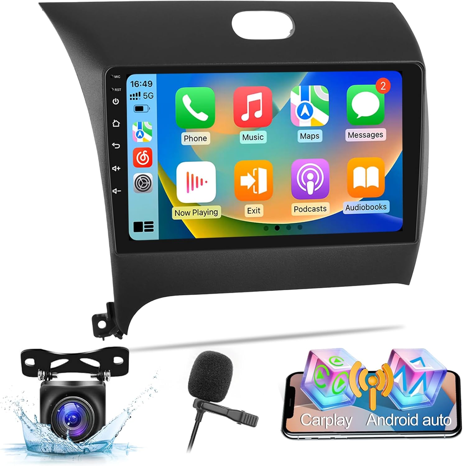 Amazon.com: EKAT 2+64G Car Stereo for Kia K3 Cerato Forte 2013 2014 ...