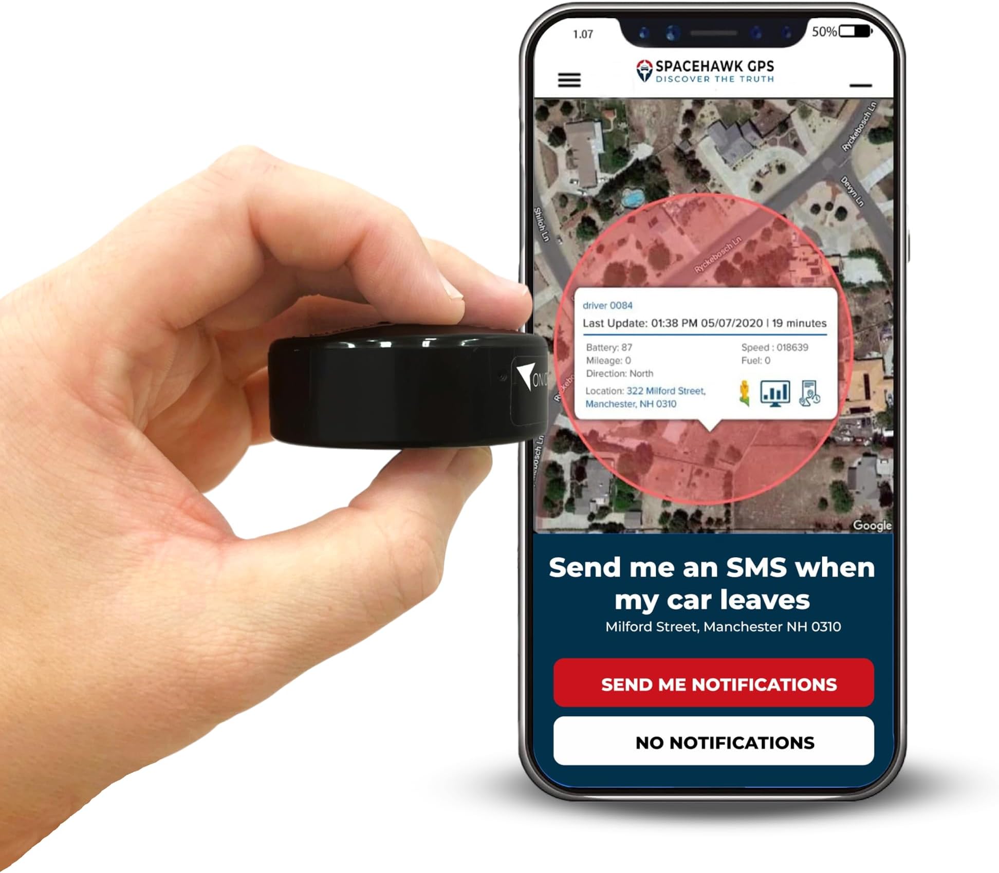 Amazon.com: SpaceHawk GPS Tracker - Real-Time Mini GPS System. Hidden ...