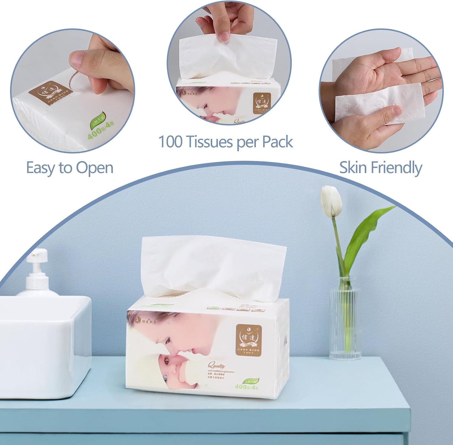 Wedding facial tissue packs | Beachweddingtips.com