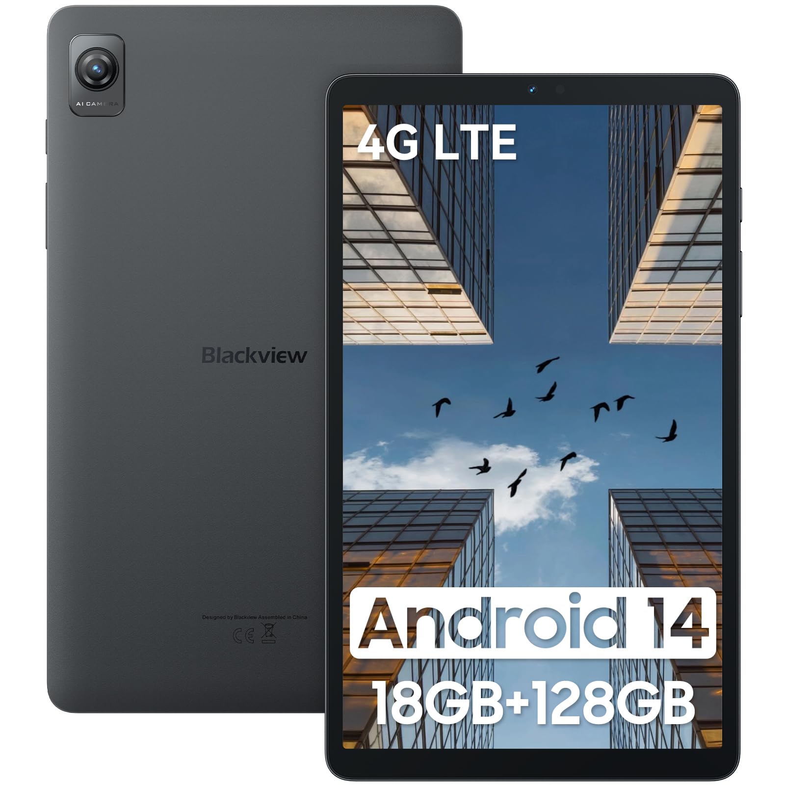 Blackview Tablet 8 Inch Tab60 Android 14 Tablets,18GB+128GB/2TB,Tablet ...