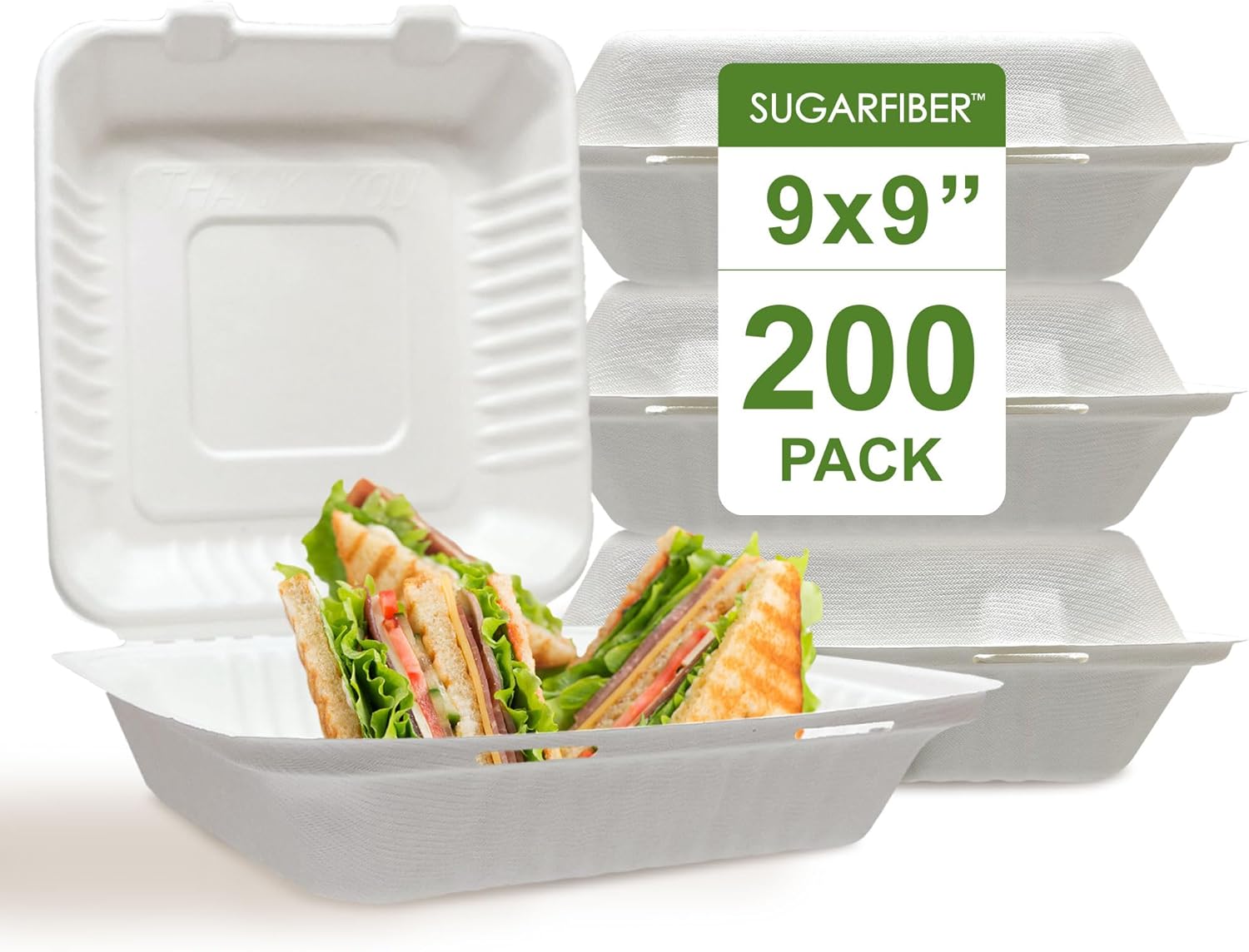 Harvest Pack GOURMET SHOWCASE 200 unidades Sugar Fiber 9 x 9 pulgadas ...