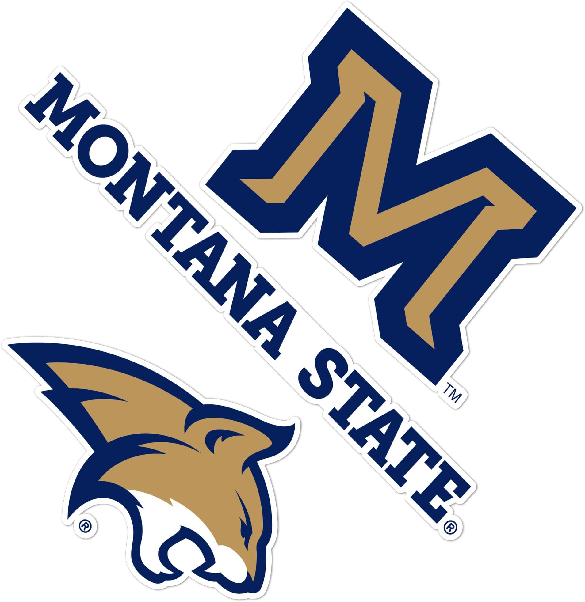 Amazon.com: Montana State Bobcats 4 Inch Vinyl Mascot Decal Sticker ...