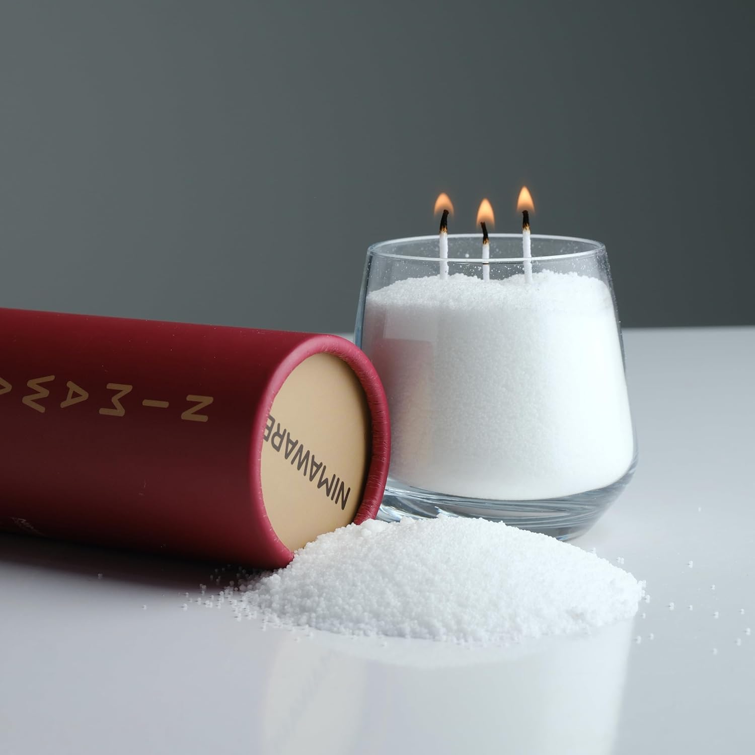 Amazon.com: nimaware Pearled Candle Sand | Refillable Non-Toxic Powder ...