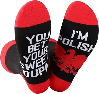 Amazon.com: WCGXKO Polish Folk Socks Pierogies Polish gift Fest ...