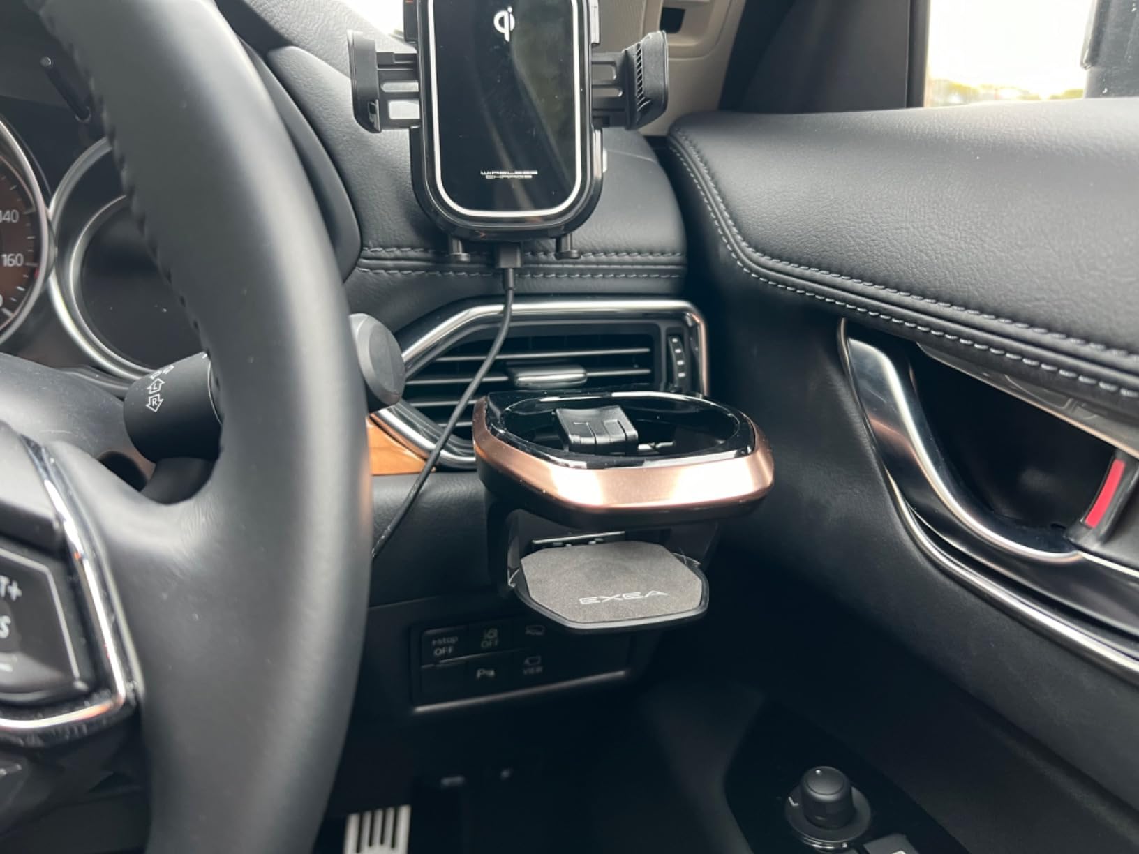 Amazon | 星光産業 車内用品 ドリンクホルダー EXEA(エクセア) A/Cホルダー GM EB-216 ガンメタリック | ドリンクホルダー | 車＆バイク