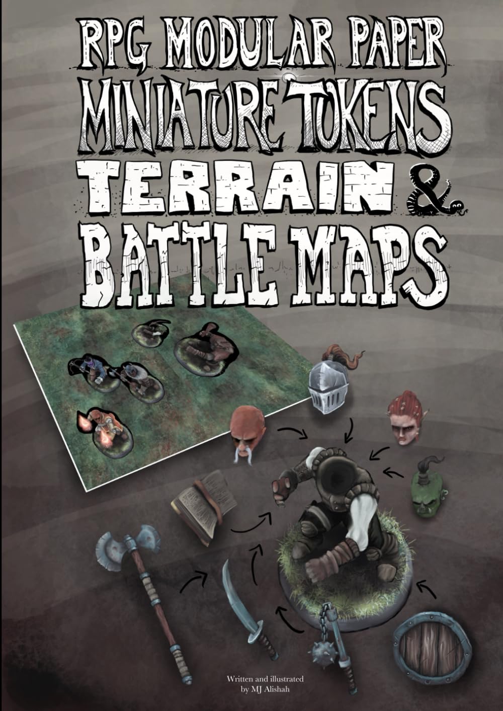 RPG Modular Paper Miniature Tokens Terrain and Battlemaps Vol.1: The ...