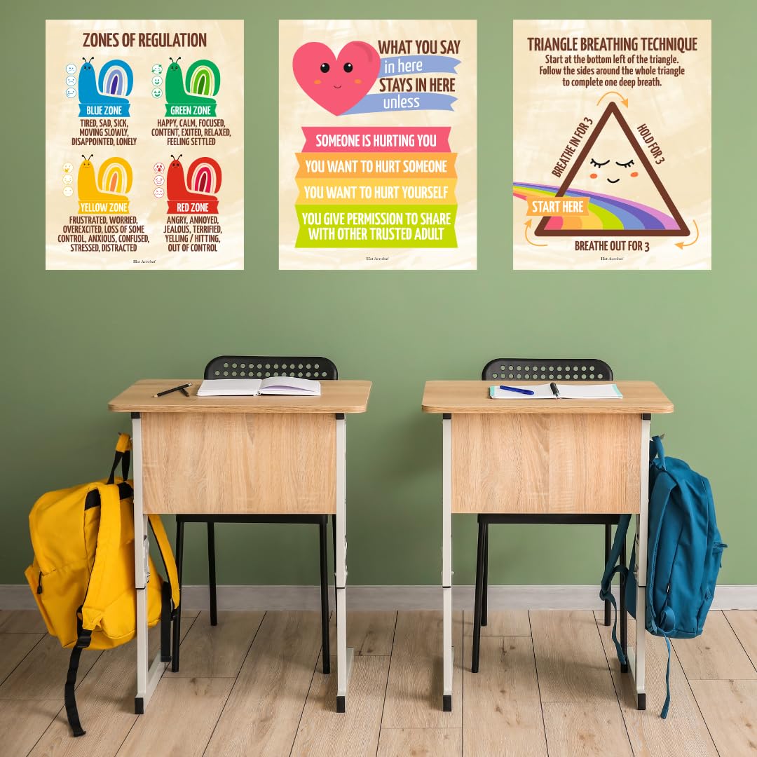 Snapklik.com : Mental Health Posters, Set Of 8 UNFRAMED - Wall Art For ...