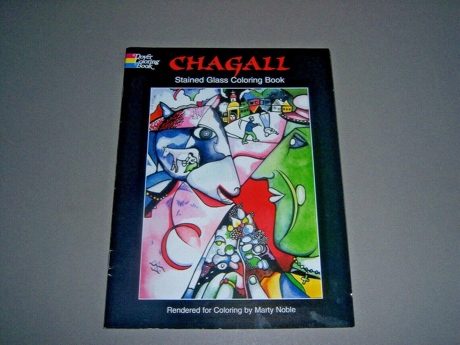 Chagall Stained Glass Coloring Book: Chagall, Marc, Noble, Marty ...