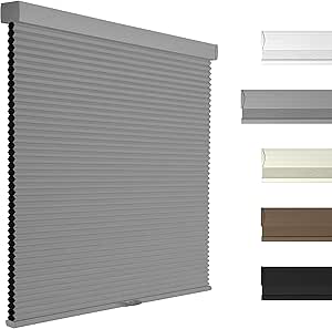 Amazon.com: Boolegon Blackout Cellular Shades Cordless Pull Down ...