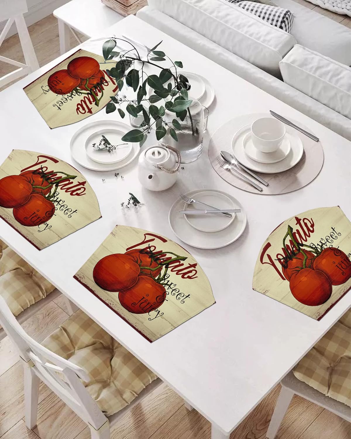 Amazon.com: Set of 2 Placemats - Fruit Heat Proof Place Mat for Dining ...