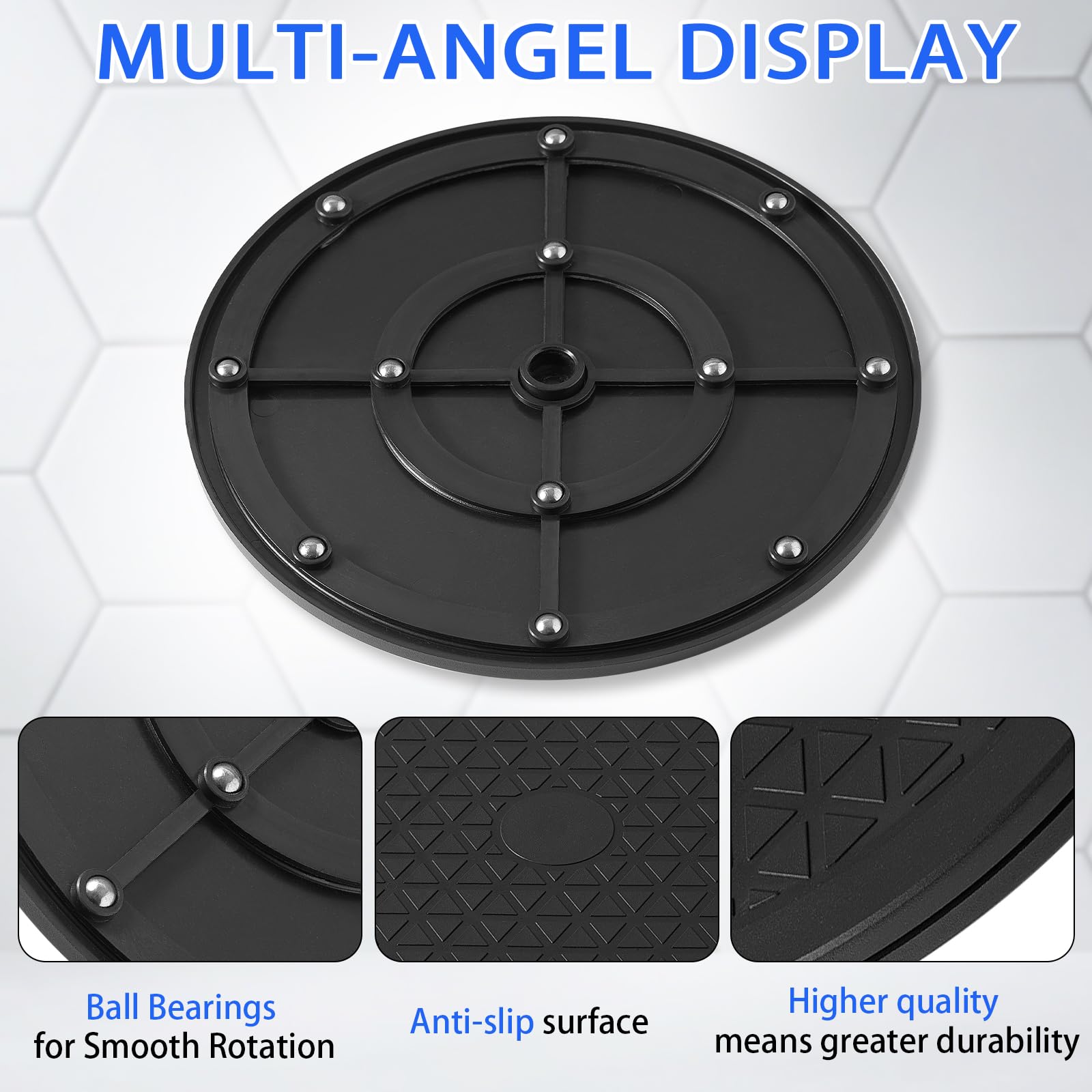 Snapklik.com : 2 Pcs (12 Inch) Heavy Duty Rotating Swivel Stand - Lazy ...