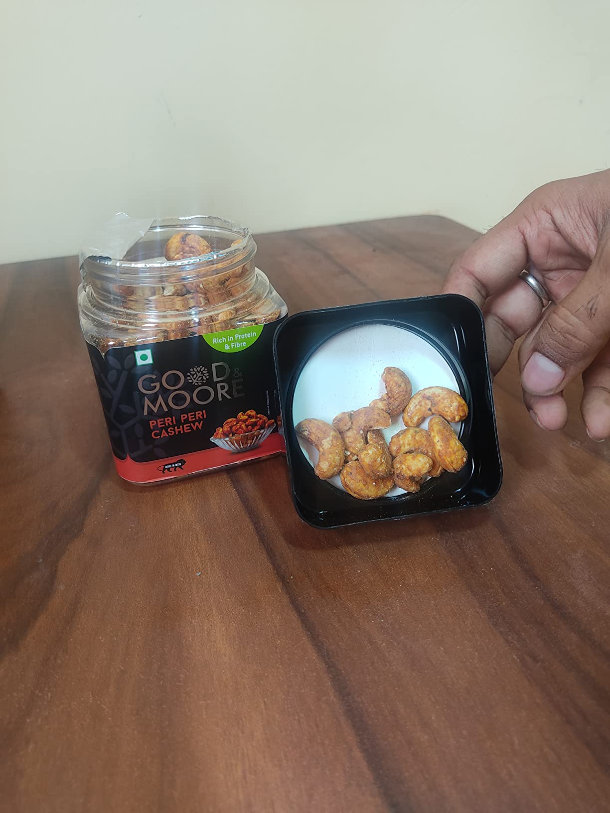 GOOD&MOORE Cheesy Cashew | Roasted Cashew, Non-fried, Zero Oil, Low ...