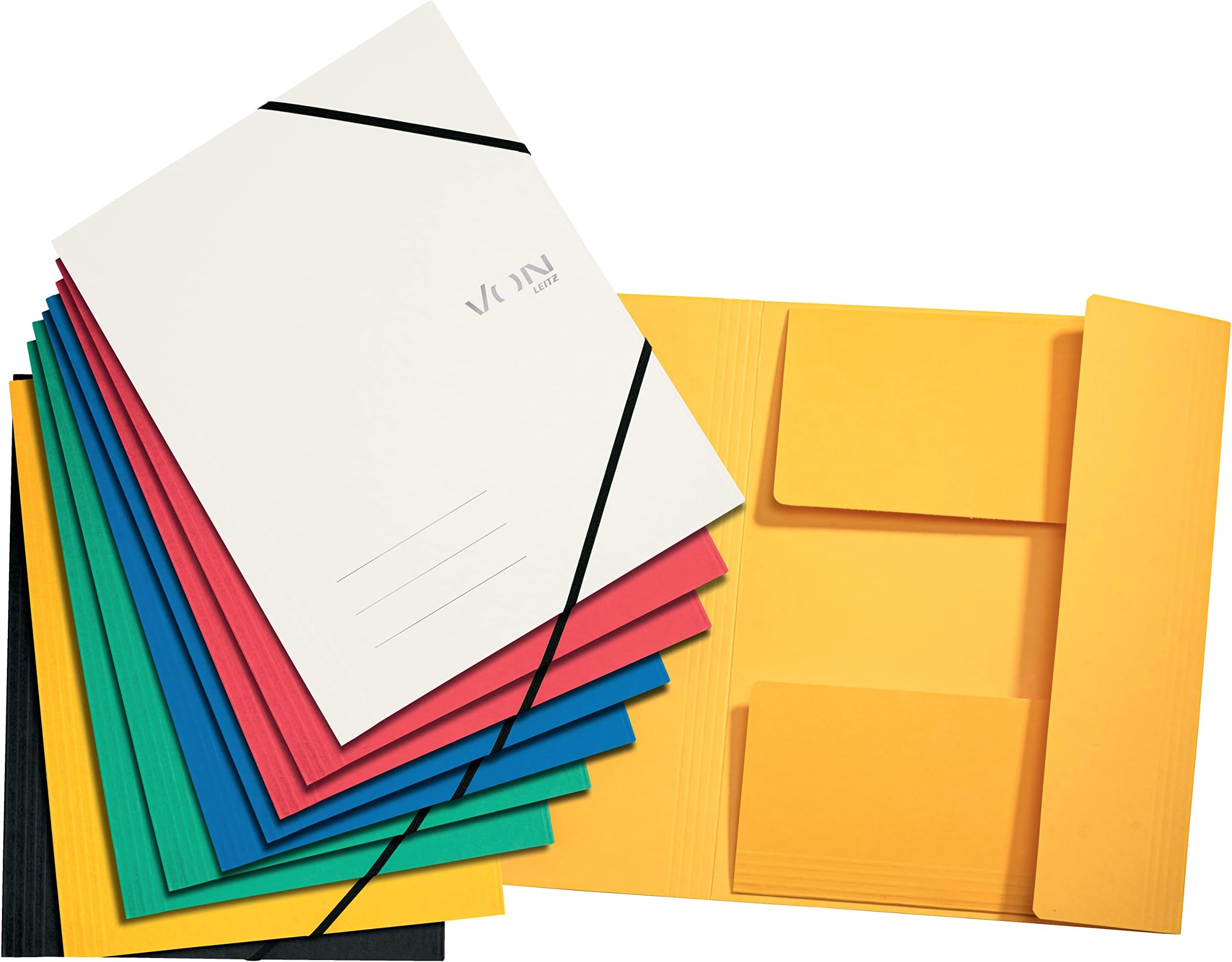 Amazon.com: Leitz VON 30082099 A4 Corner Elastic Folder for 150 Sheets ...