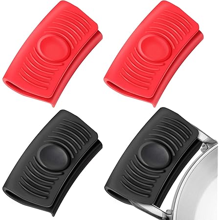 Amazon.com: Silicone Assist Handle Holder, Hot Skillet Handle Covers ...