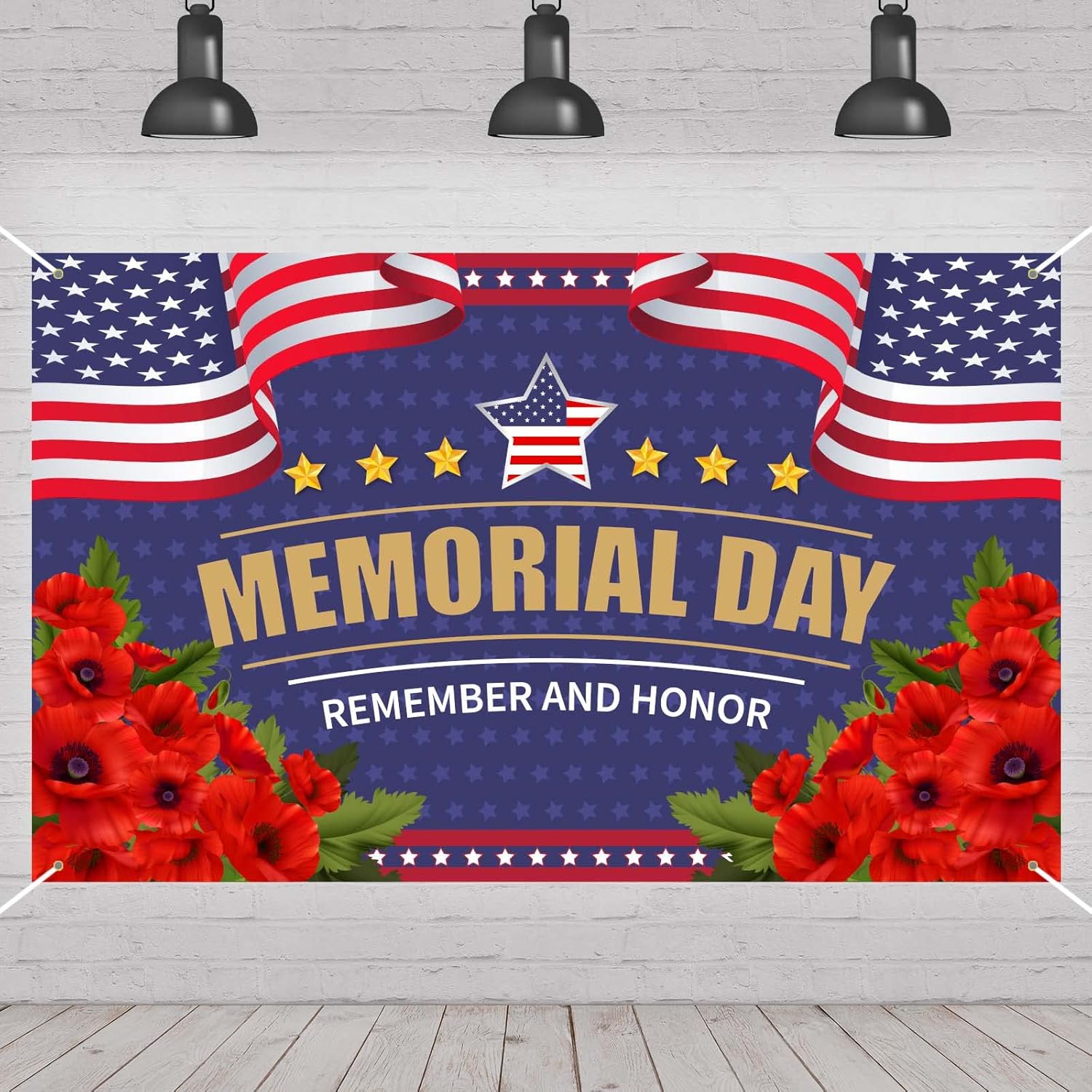 Amazon.com : Memorial Day Backdrop Photography 4th of July Patriotic ...