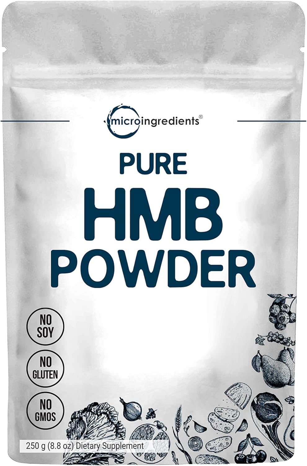 Amazon.com: Micro Ingredients Pure HMB Powder, 250 Grams, Powerfully ...