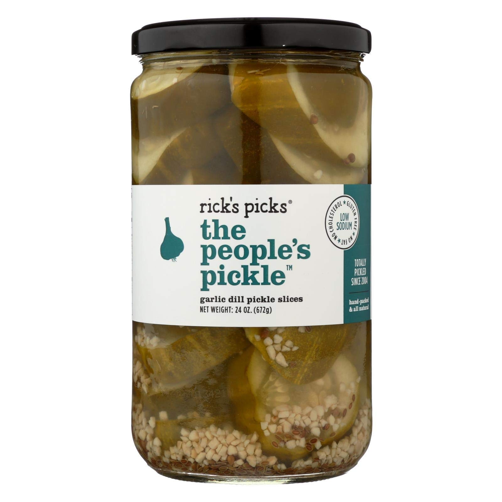 Amazon.com : Pickle Dill Sliced Garlic 24 Ounces (Case of 6) : Grocery ...