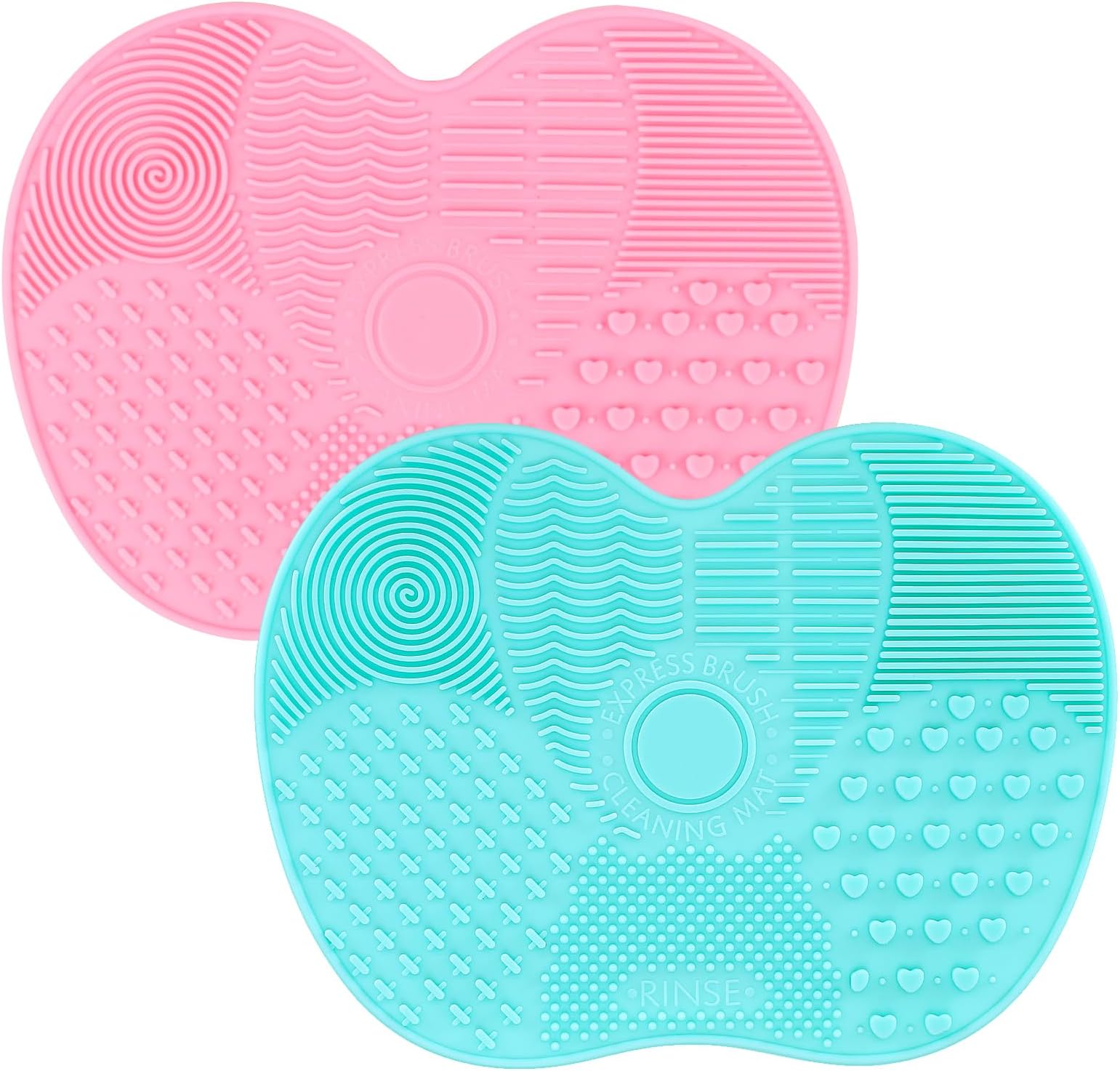 Amazon.com: Makeup Brush Cleaner Mat 3 in 1 Silicone Makeup Cleaner ...