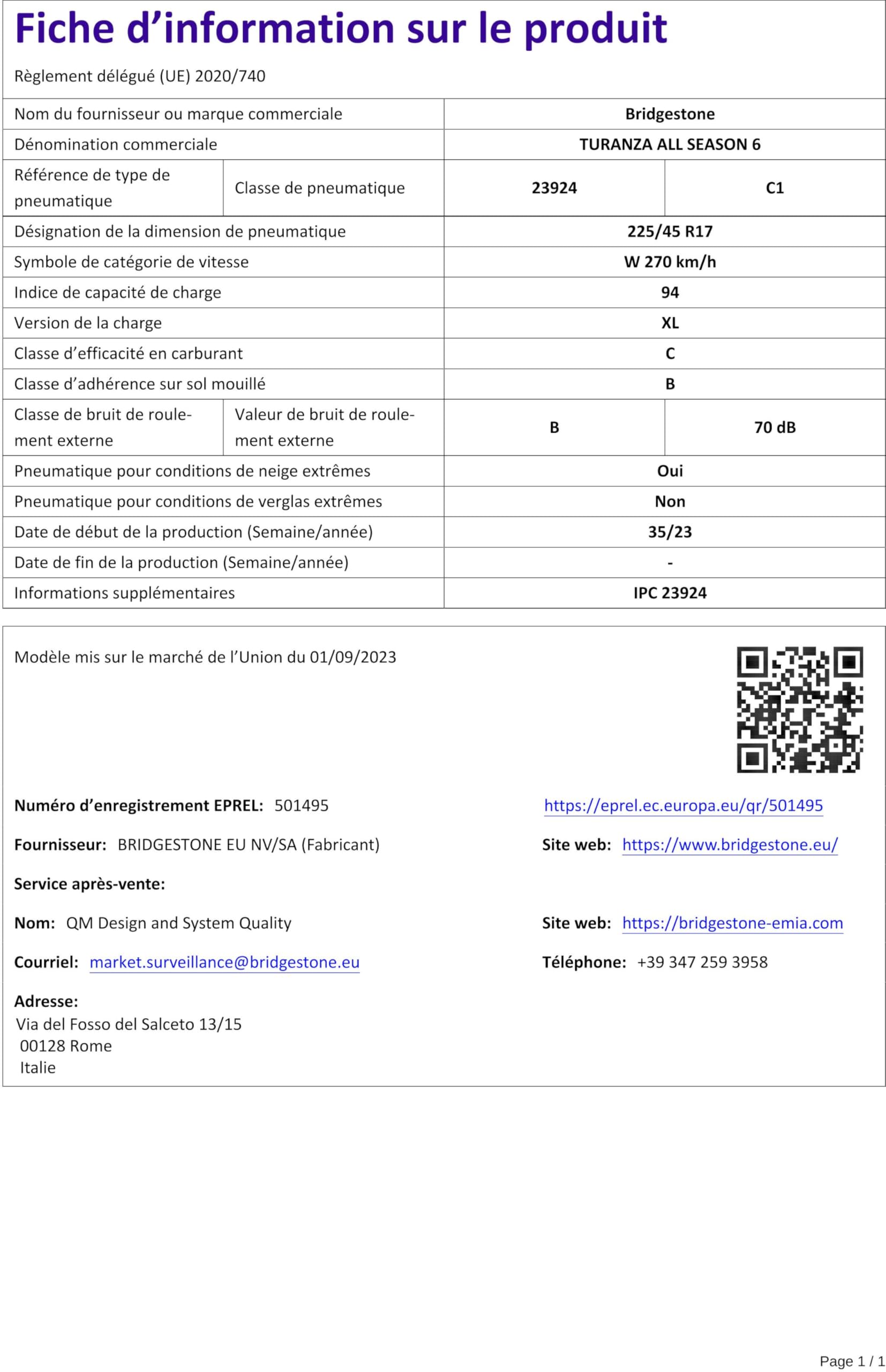 Goodyear VECTOR-4S G3 XL - 225/45R17 94W - Pneu toutes saisons : Amazon ...