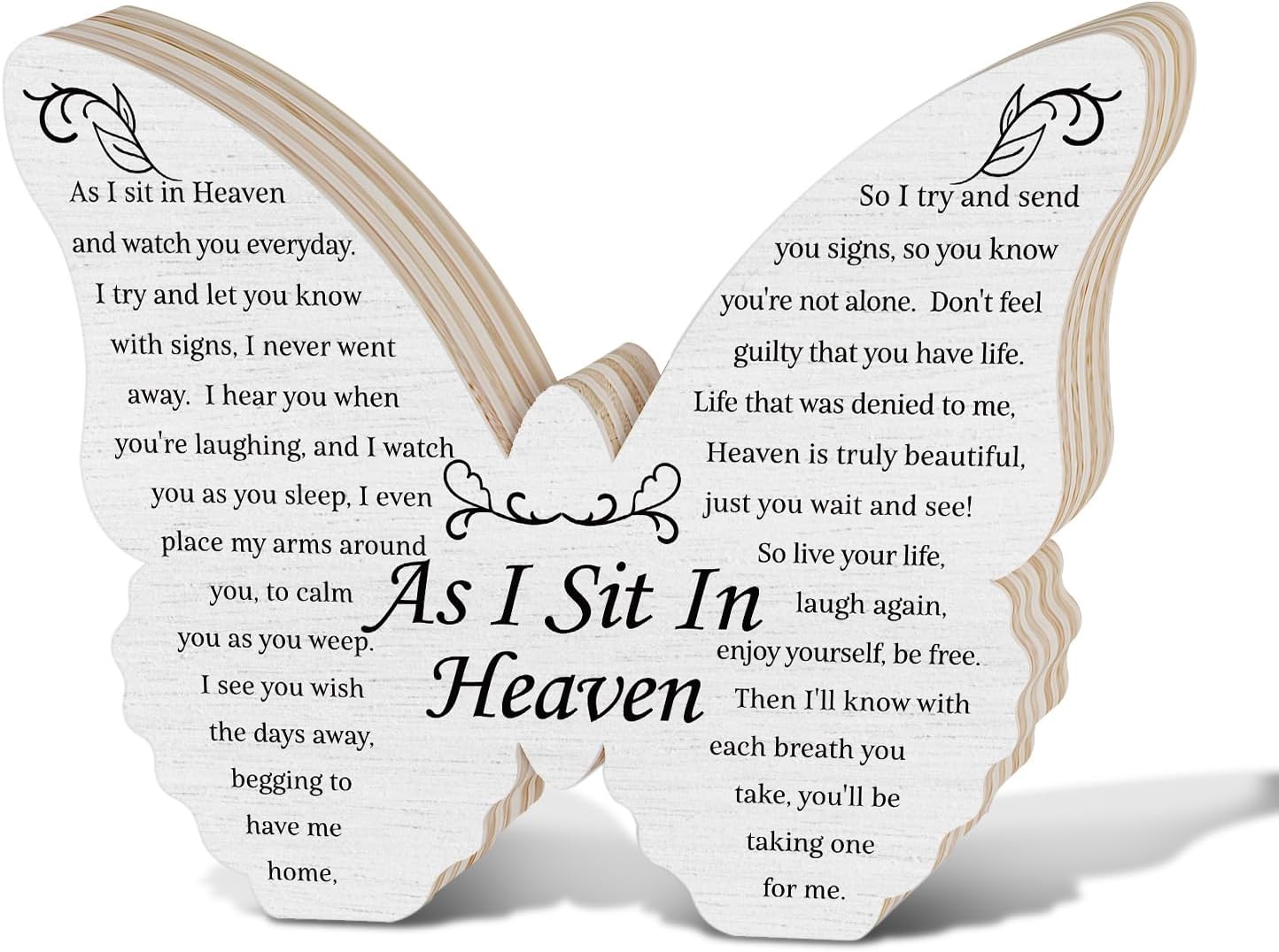 Amazon.com: Sympathy Memorial Grief Condolences Gifts As I Sit in ...