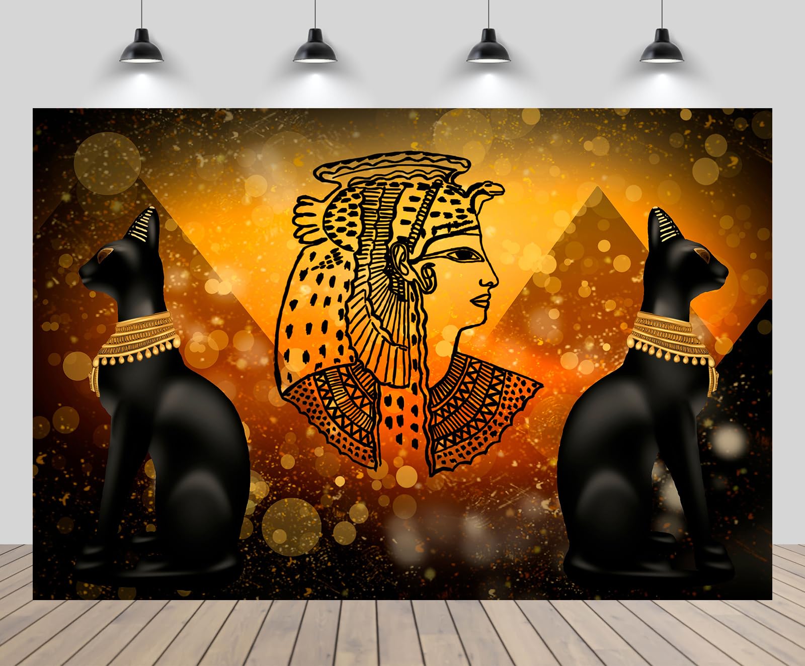 Egyptian Sphinx Cat Pyramid