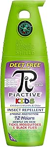 MOSQUITO SHIELD - PIACTIVE™ Kids 100 % sans DEET, 12 heures de ...